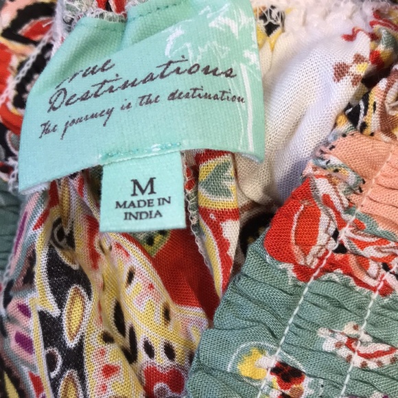 True Destinations | Swim | True Destinations Multicolor Wide Leg Swim ...